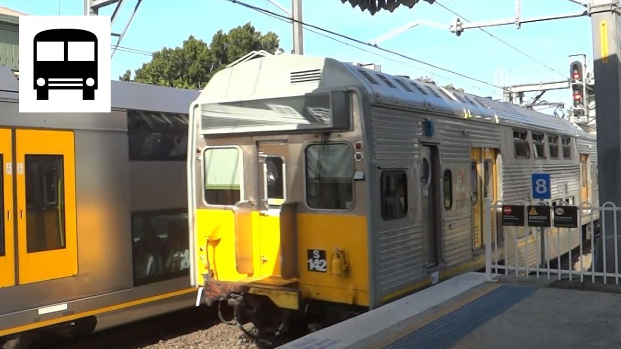 Sydney Trains S-Set - Departing from Strathfield Station - YouTube
