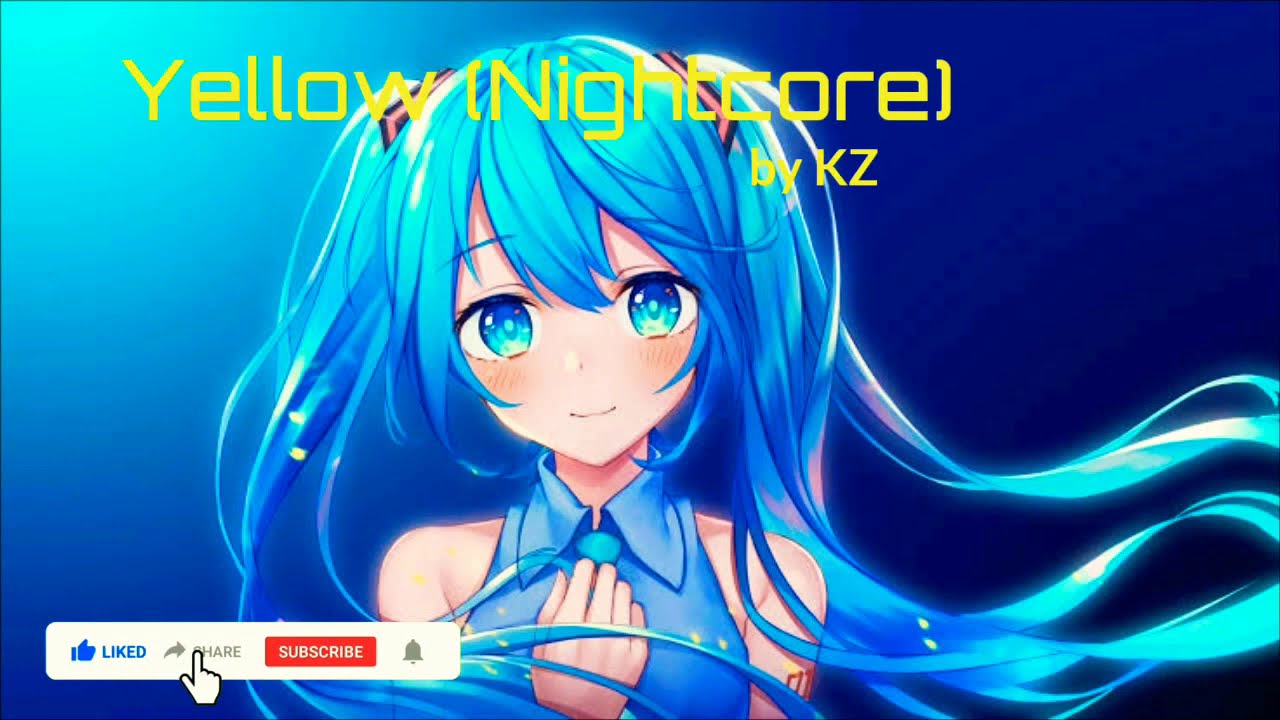 [Read Description!] Yellow (Nightcore Version) - kz feat. Hatsune Miku ...