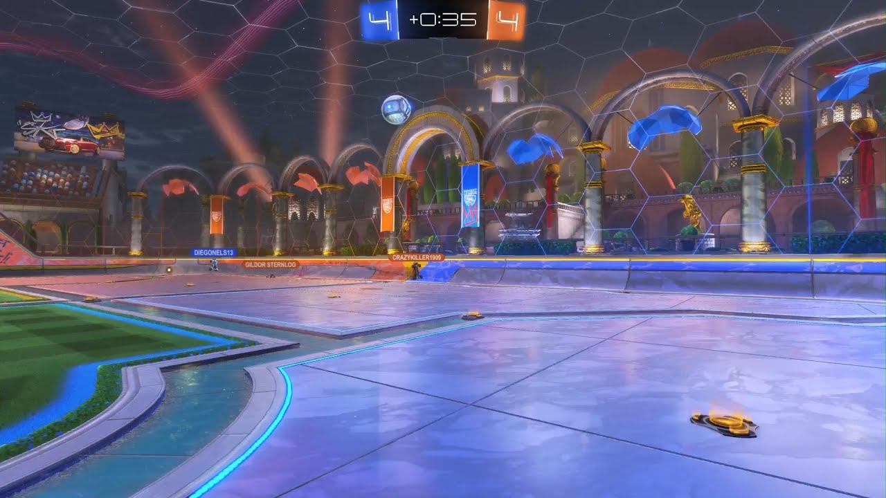 Clutch overtime play in Rocket League - YouTube