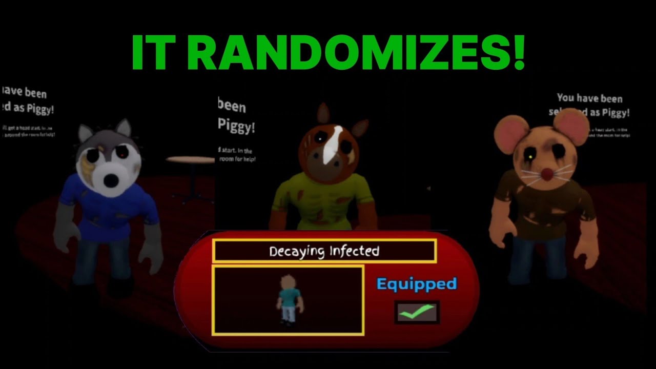 The NEW "Decaying Infected" Skin In Piggy - YouTube