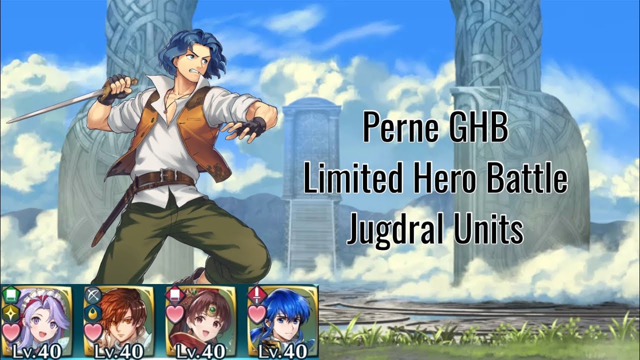 Fire Emblem Heroes - Perne GHB Limited Hero Battle INFERNAL - Jugdral ...