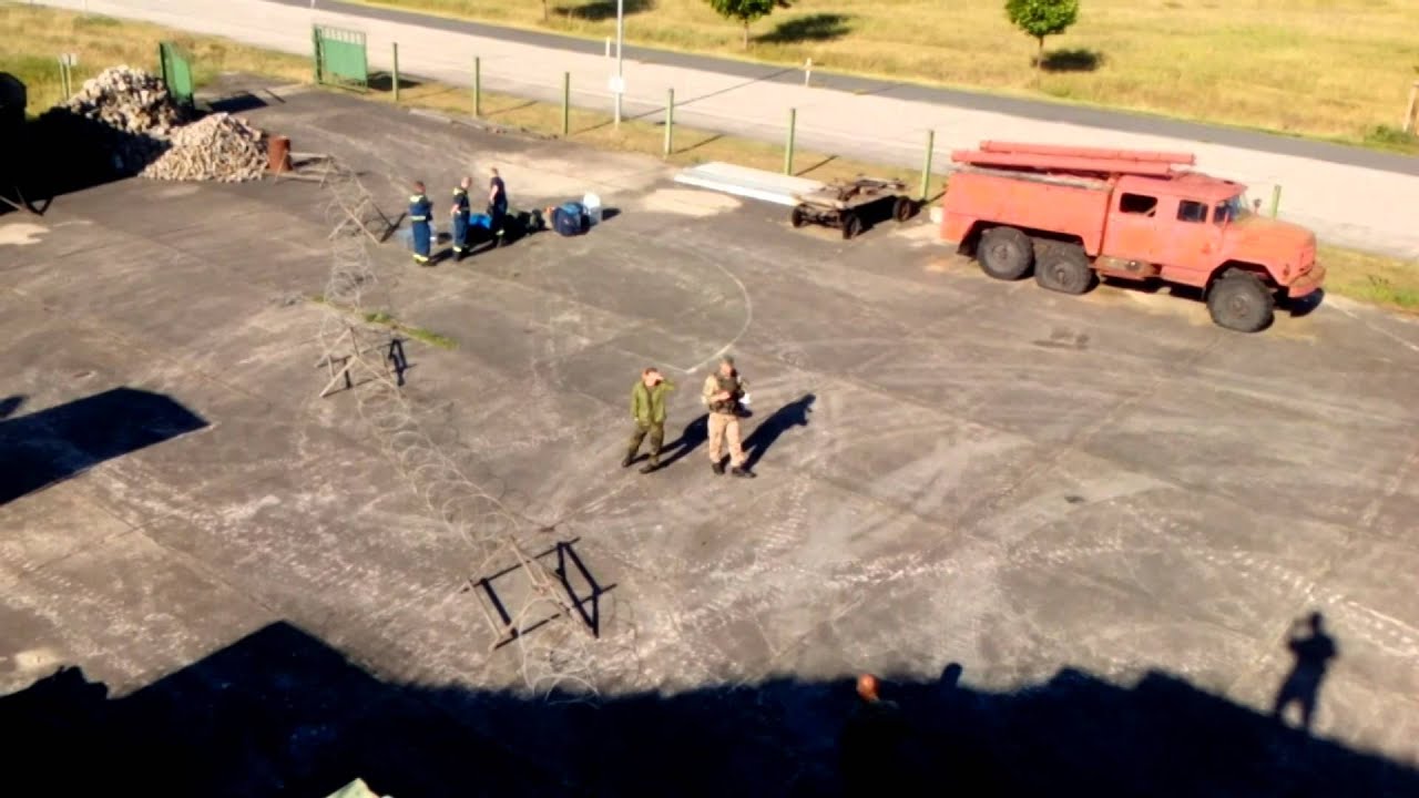 Jalluckkrasni - Übung der SEEWA Nord (THW) - Überwachung des Flughafens ...