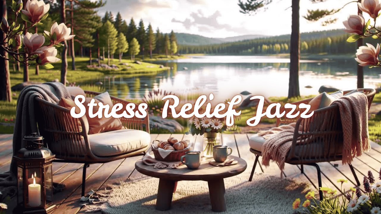 Stress Relief Jazz: Slow Melodies in a Cozy Cabin Environment - YouTube