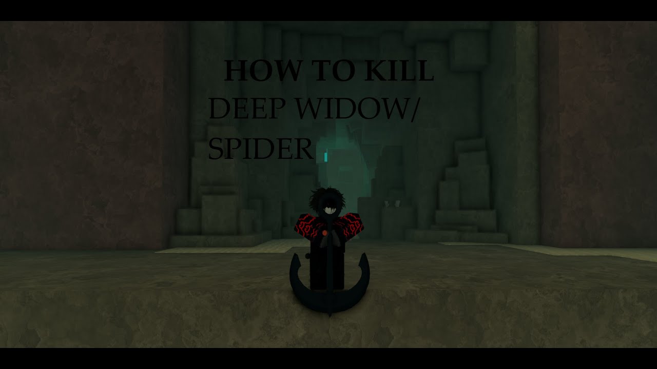 How to kill deep widow/big spider in DEEPWOKEN - YouTube