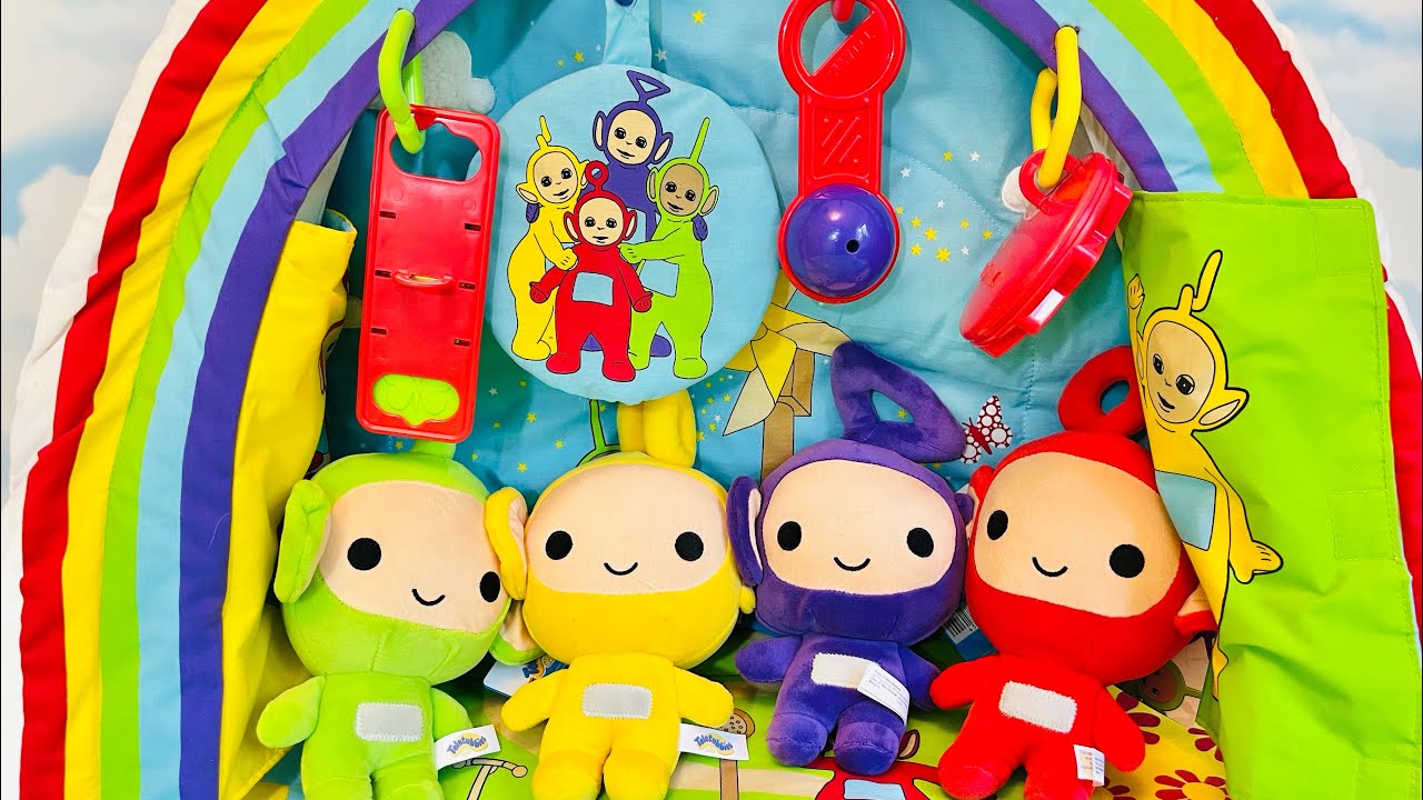 Teletubbies Rainbow Playmat Toys Learning Sensory Play - YouTube
