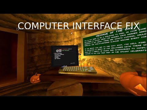 computer interface fix in new hallow when update 2023 - YouTube