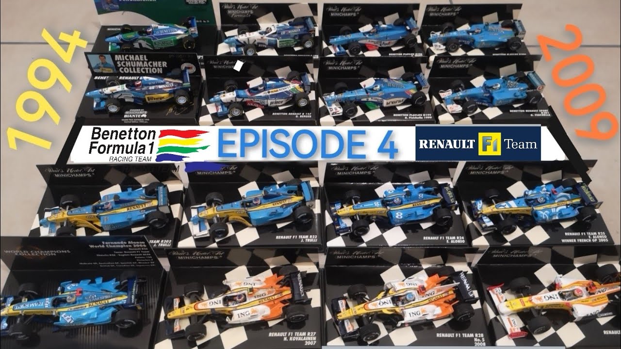 Episode 4: Ecurie BENETTON & RENAULT collection F1 présentation ...