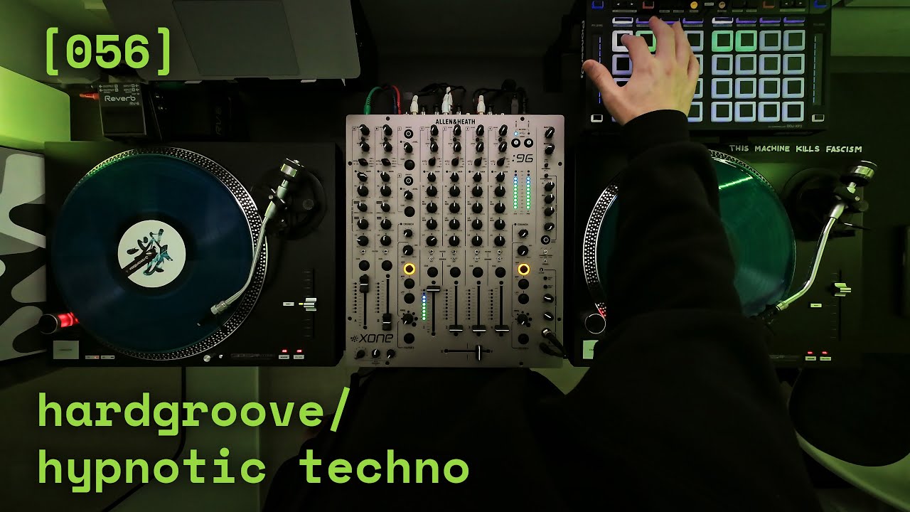 [056] hardgroove & hypnotic techno - vinyl/timecode DJ set - YouTube