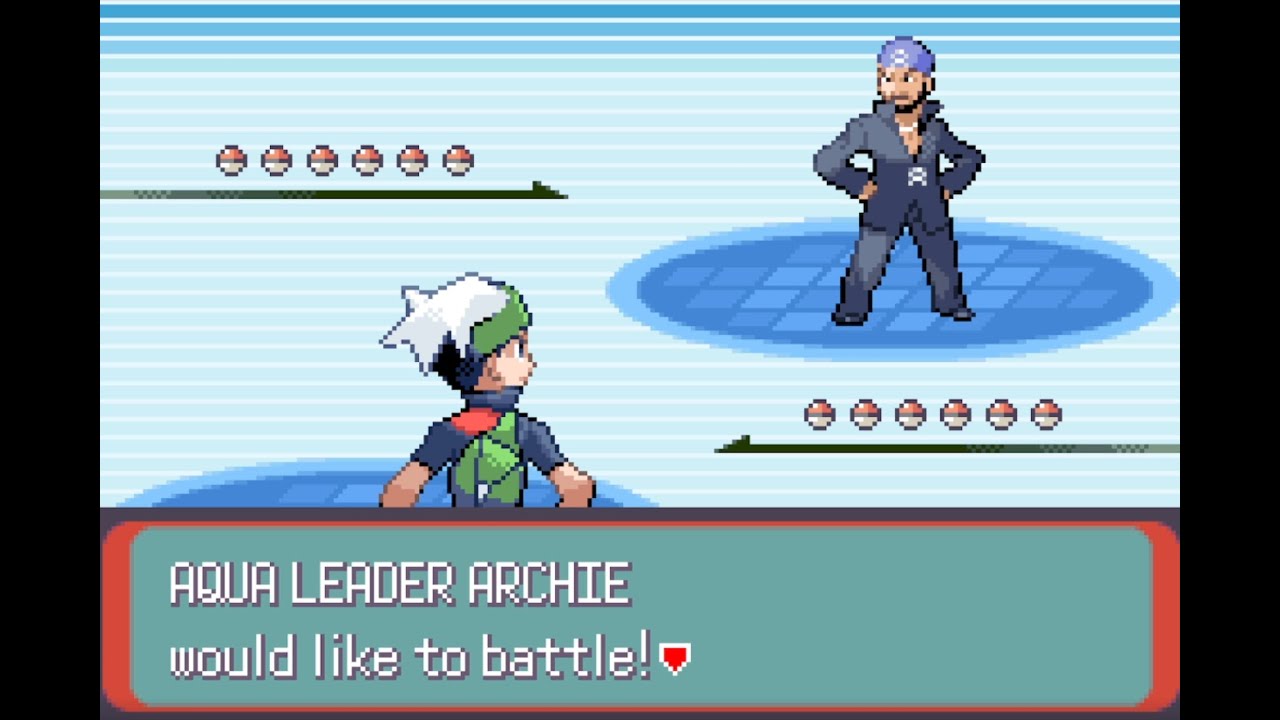 Pokémon Emerald Kaizo - Archie - YouTube