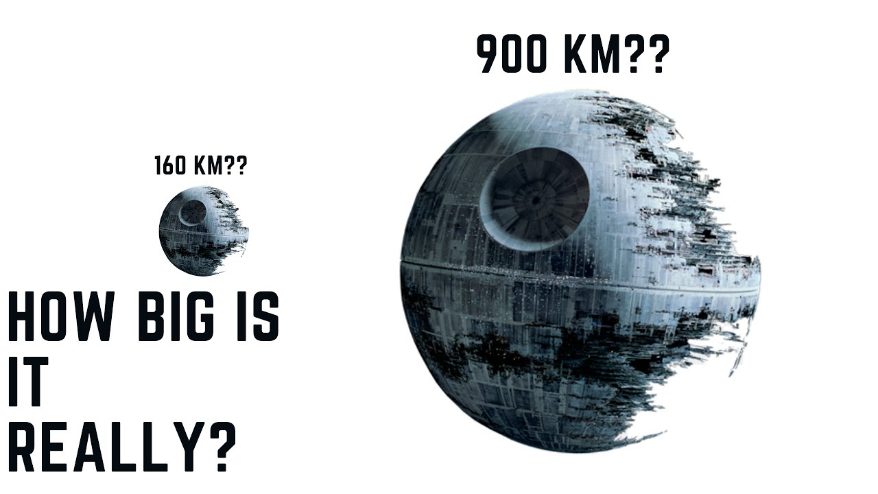 How big is the 2nd Death Star? - YouTube