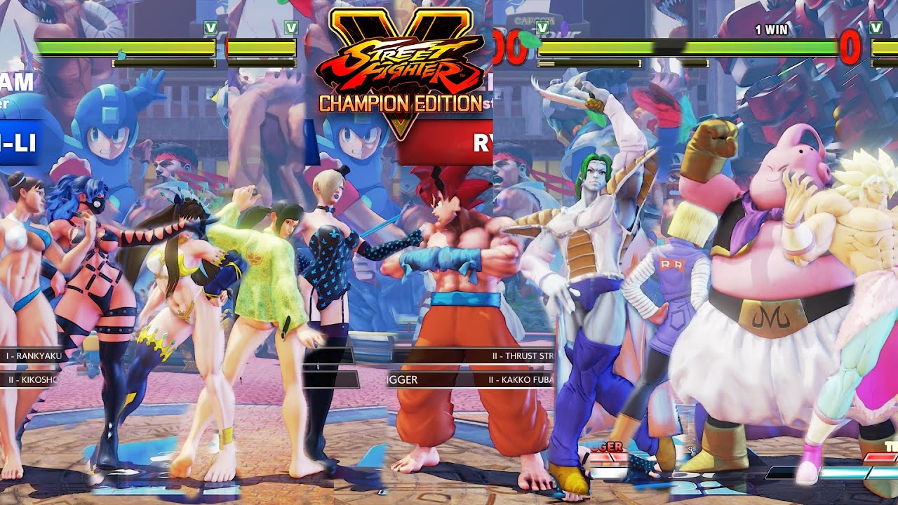 Street Fighter V: CE Falke/Ibuki/Juri/Poison/Chun Li vs Ryu/Vega/Cammy ...
