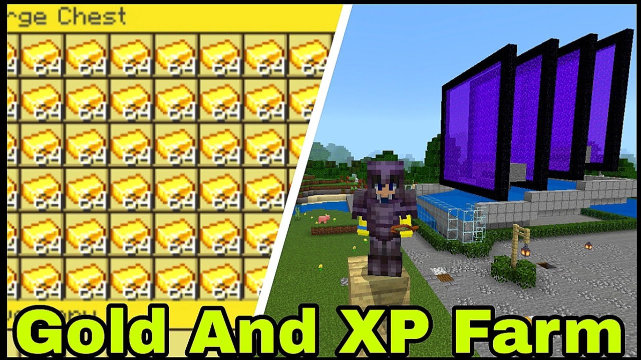 My New Gold and XP Farm/how to build gold Farm - YouTube