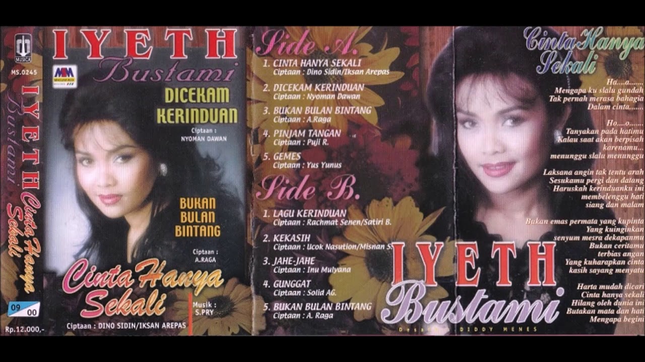 Iyet Bustami Cinta Hanya Sekali Full Album - YouTube