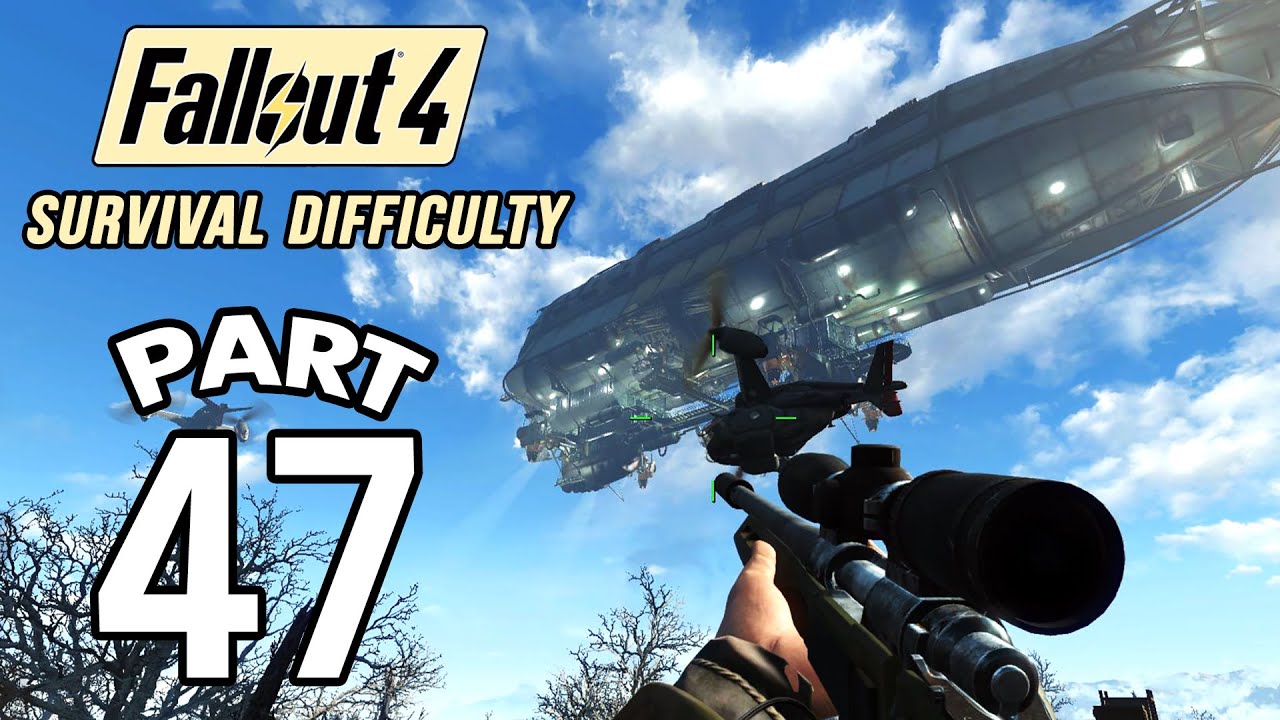 Fallout 4 Survival Difficulty SNIPER Walkthrough - Part 47 Reunions ...