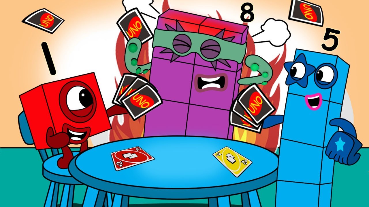 Rescue Octonaughty! Numberblocks 1 5 Plays Challenge With UNO ...
