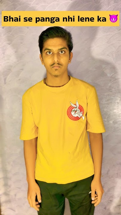 Bhai se panga nhi lene ka😅 | The most viral comedy by bhaibhai #shorts #ytshorts #funny - YouTube