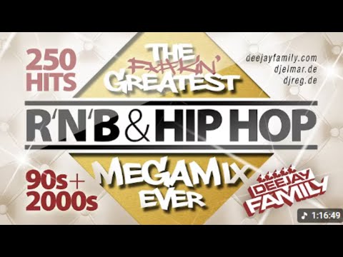 The Greatest RnB & Hip Hop Megamix Ever ★ 90s & 2000s ★ 250 Hits ★ Best Of ★ Old School