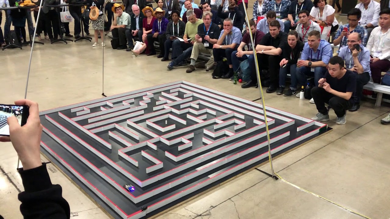 2018 APEC micromouse contest - 2nd prize Lightening Mcqueen Turbo v1.0 ...