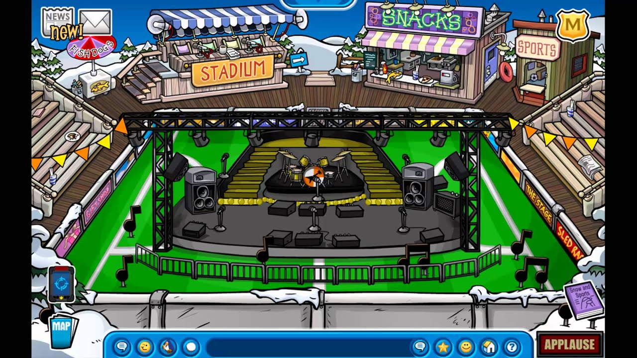 Club Penguin Music - Music Jam 2011 - Stadium (Extended) - YouTube