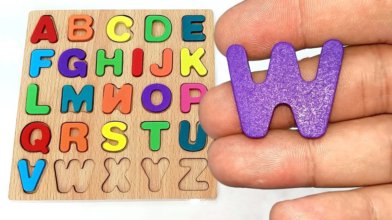 ABC - Let's complete the ABC puzzle together - Complétons ensemble le ...