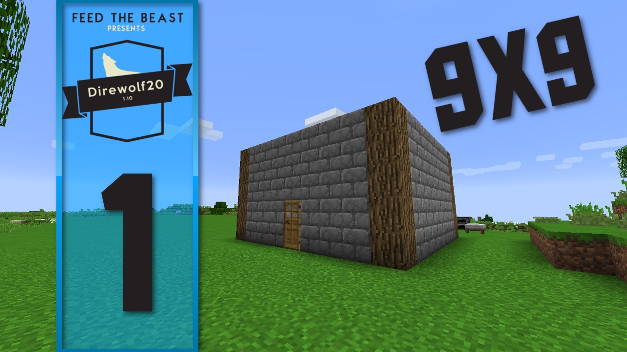 Modded Minecraft - DireWolf20 1.10 | #1 | Classical 9x9! - YouTube