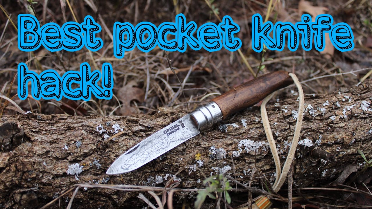 Easy knife hack EVERY outdoorsman should know - YouTube