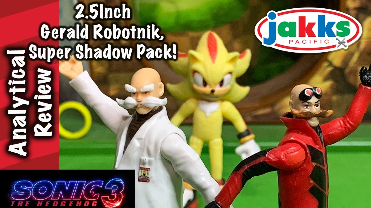 2.5Inch Gerald Robotnik & Super Shadow Pack! - YouTube