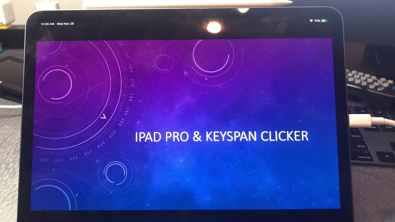 Ipad Pro (2018) and KeySpan Clicker for Power Point Presentations - YouTube