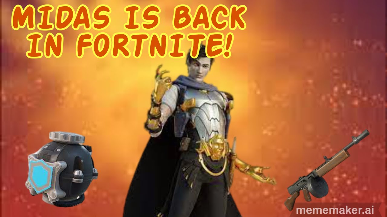 Midas is back in Fortnite! - YouTube