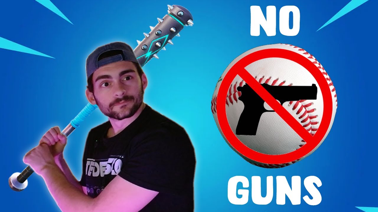 Fortnite, but I only use the KNEECAPPER BAT - YouTube