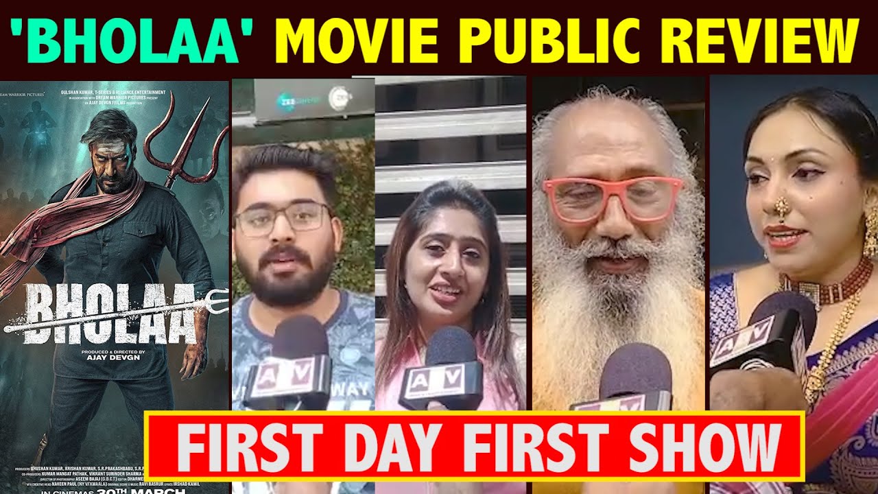 Bholaa Movie First Day First Show Public Review | Bhoola Audience ...