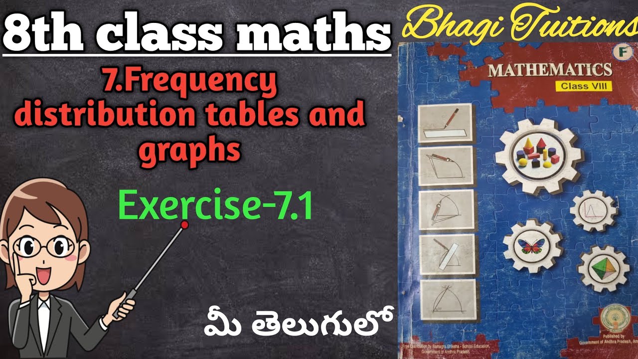 8th Class Maths In Telugu chapter 7 Frequency Distribution Tables 8th Class Maths In Telugu chapter 7 Frequency Distribution Tables