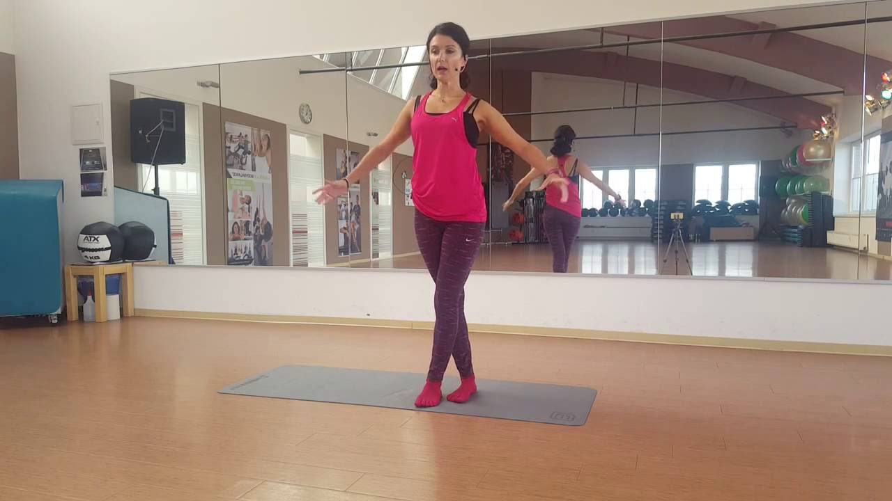 Standing Pilates meets core intensiv 30 Min. - YouTube