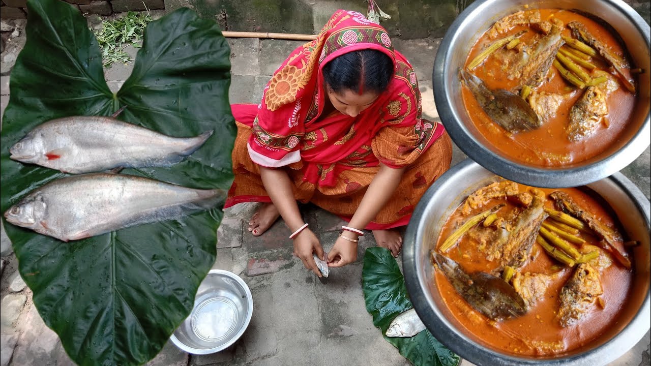 গ্রাম্য পদ্ধতিতে ফলি মাছের ঝোল রেসিপি | Village Style Foloi Mach Curry ...