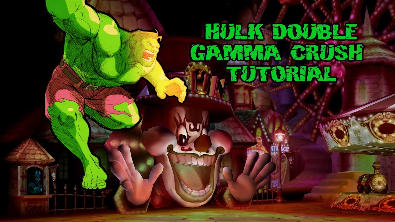 MvC2: Hulk Double Gamma Crush Tutorial - YouTube