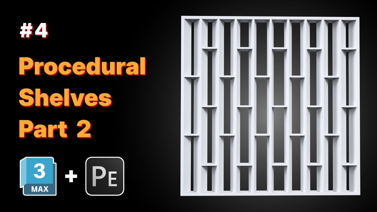 Pattern Engine for 3ds Max | How-To #4: Shelves Part 2 - YouTube