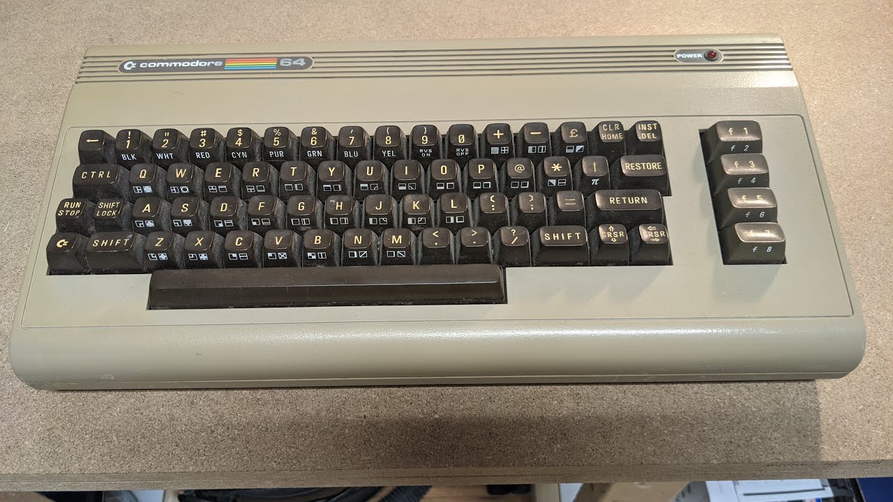 Commodore 64 Keyboard - YouTube