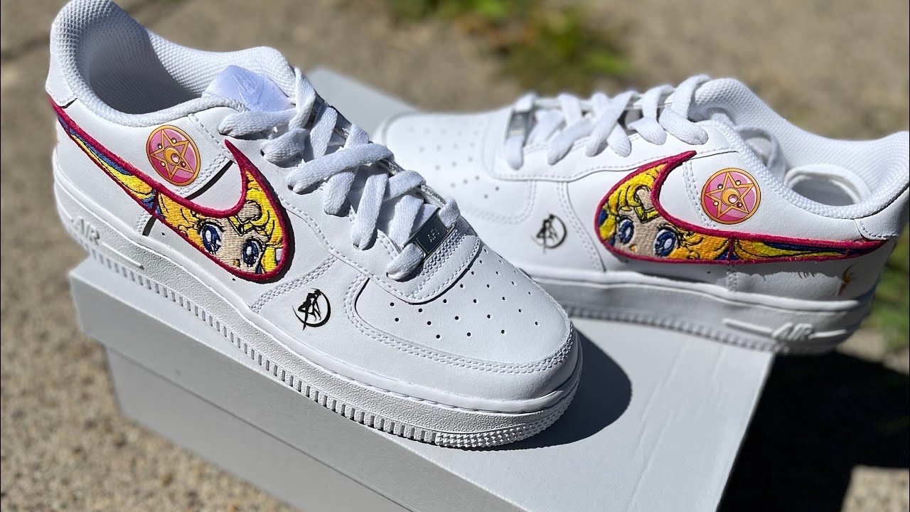Sailor moon Air Force 1 Custom (The best DIY) 🔥🔥 - YouTube