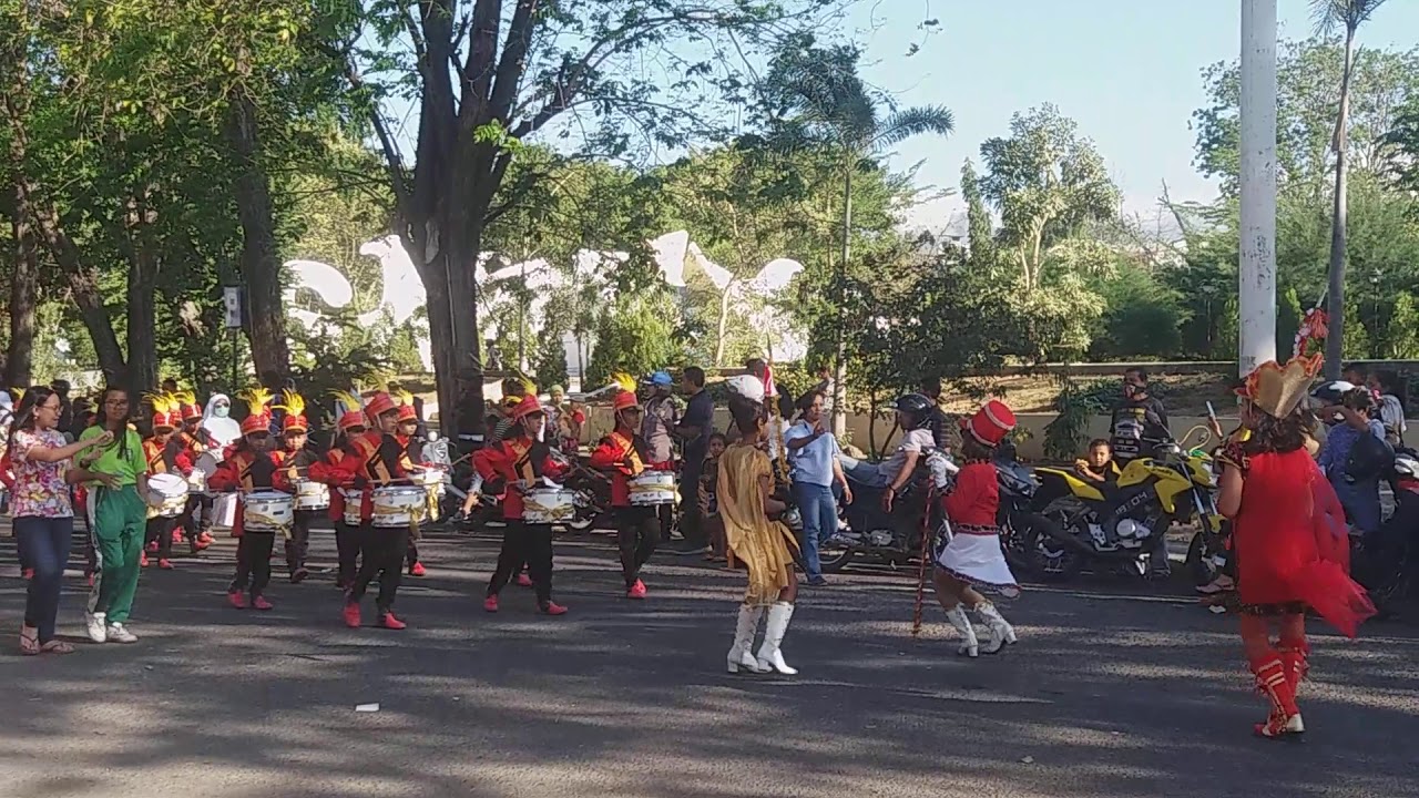 Penampilan SDK MARIA FERRARI MAUMERE pada karnaval 19 Agustus 2019 di ...