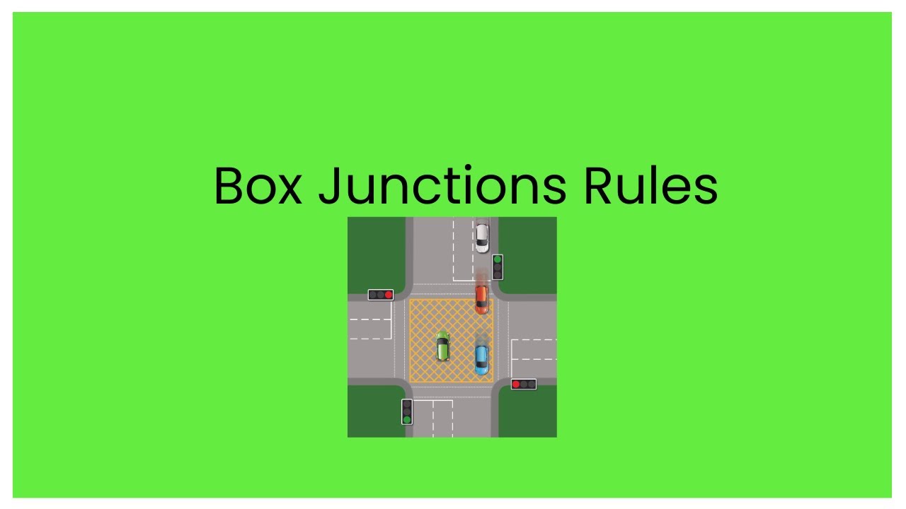 Box Junctions Rules - UK Theory Test - YouTube