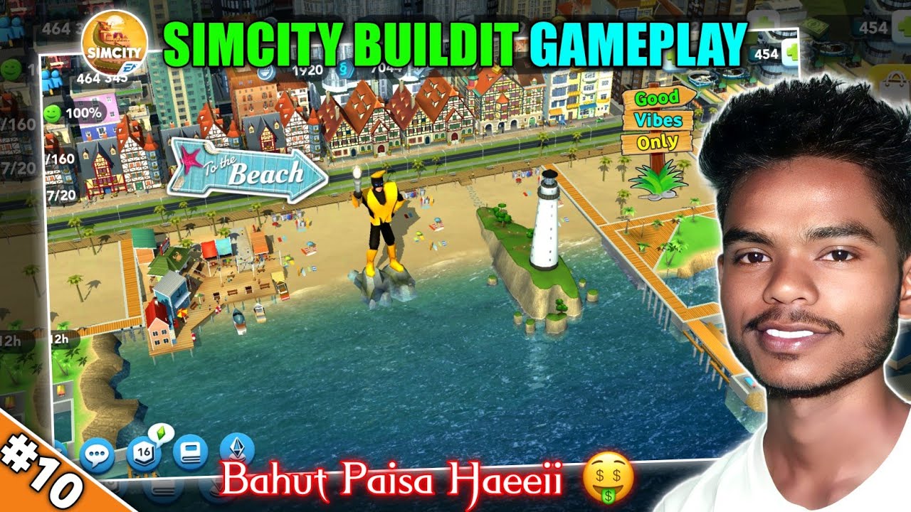 🏙 Sim City BuildIt Spend Beach Area | SimCity BuildIt Androide Gameplay ...