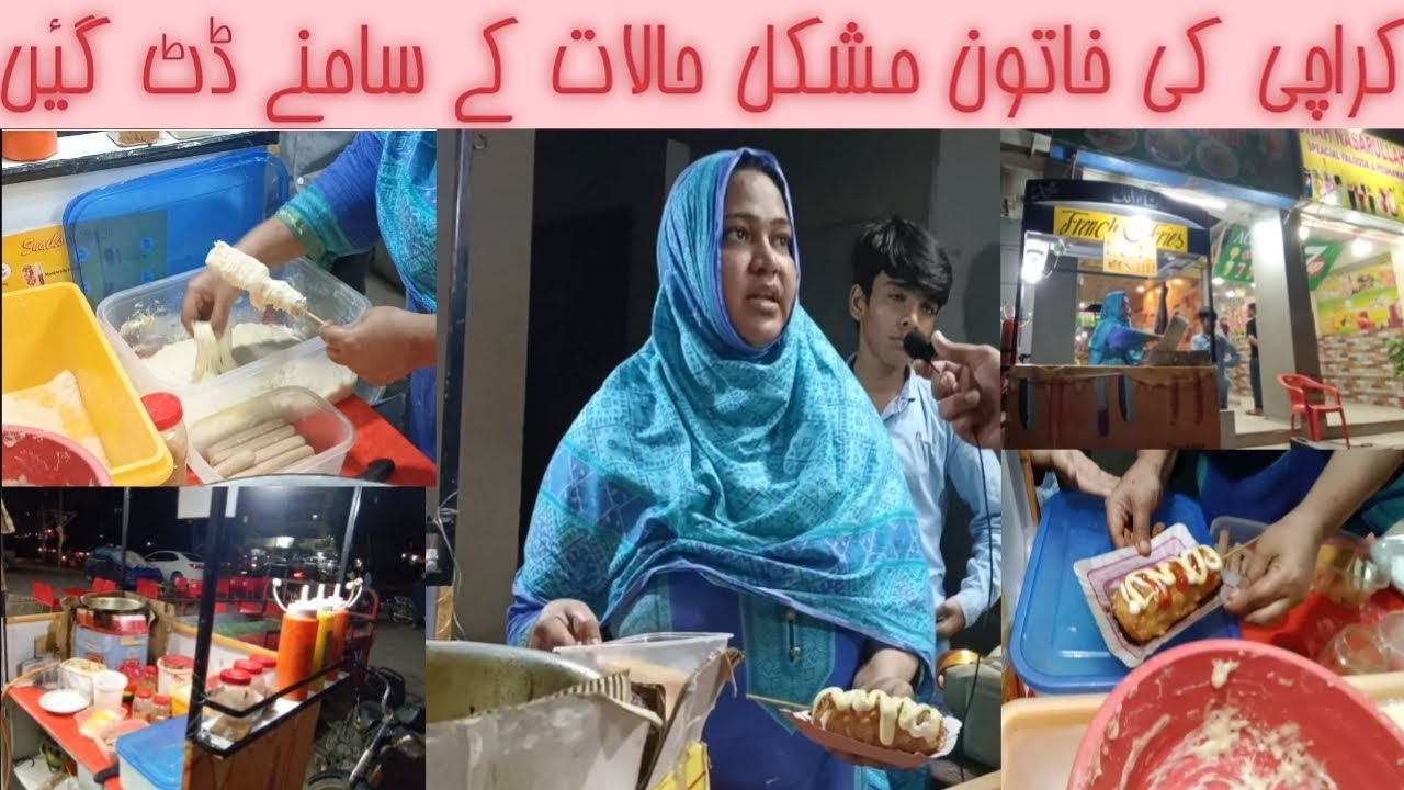 Story of hardworking women | Street food | Thai food | Karachi street ...