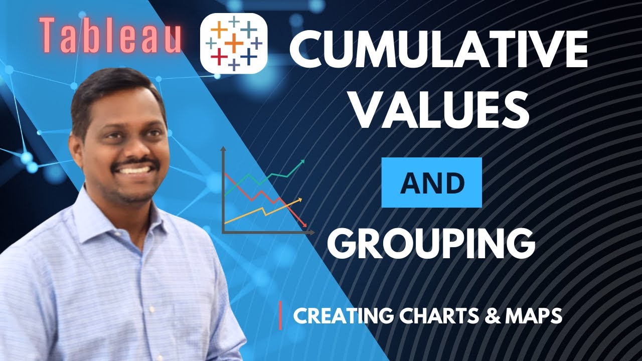 Tableau Video5 | PART 2 Creating Charts & Maps with Cumulative Values ...