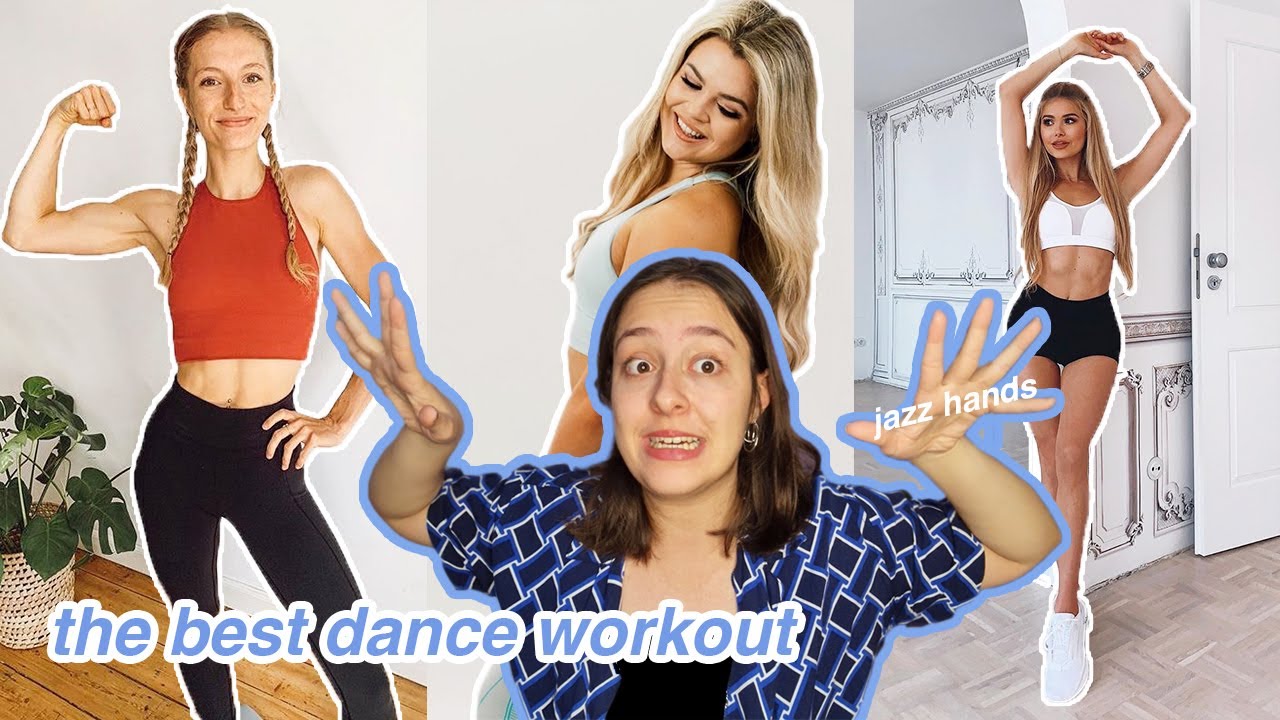 I TRIED THE MOST POPULAR INFLUENCER DANCE WORKOUTS｜MadFit, emkfit ...