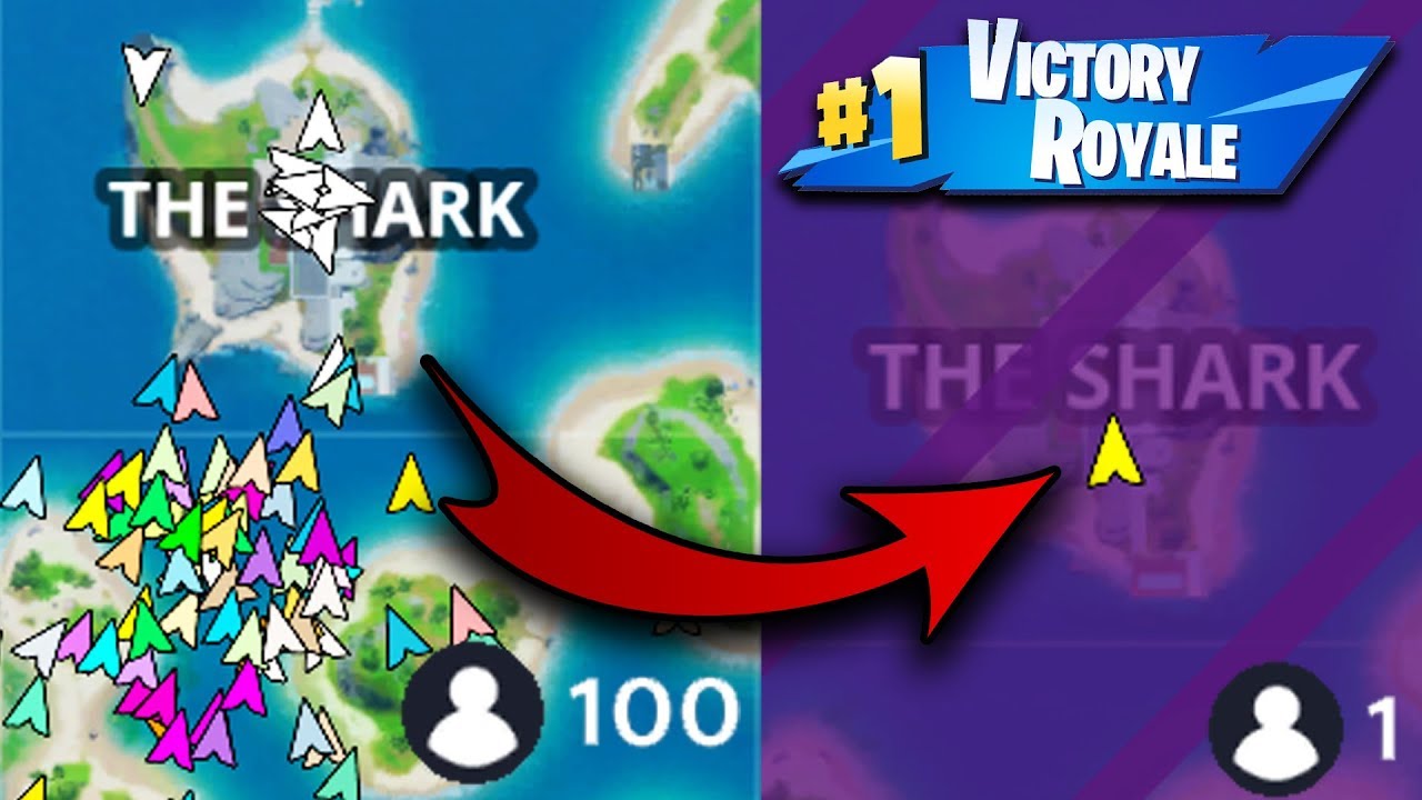 I Got 100 FANS to Compete by ONLY Landing at THE SHARK! - YouTube