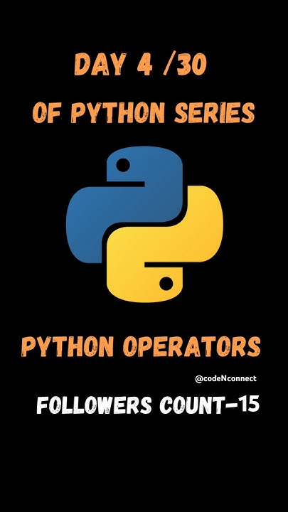 Day 4/30 python operators , #trending #education #computerscience#coding #pythonforbeginners# ...
