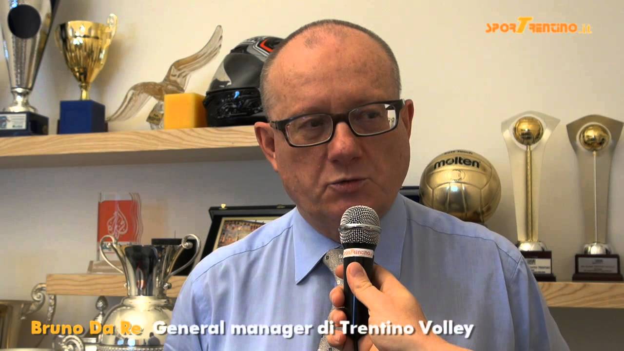 La stagione che verrà: Bruno Da Re (Trentino Volley) - YouTube