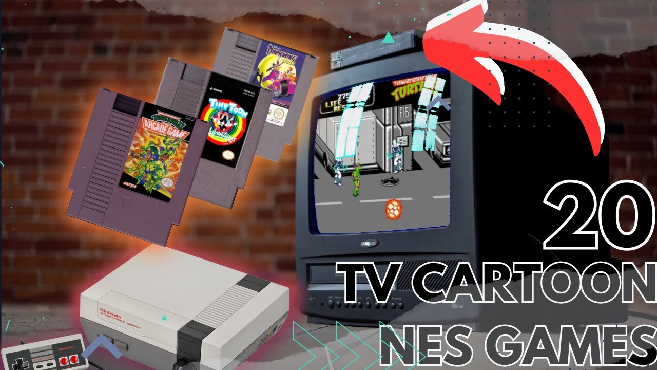 20 📺 TV Cartoon 🔴NES games Let's remember that GOOD times in front of ...