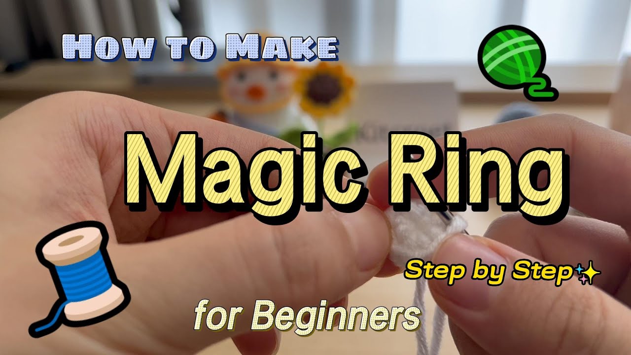 How to Crochet a Magic Ring - for Beginners - YouTube