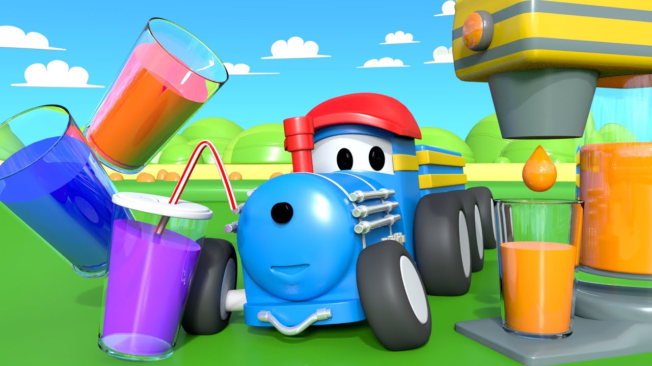 Learn colors - Ted makes colorful slushies - Learning Videos for ...